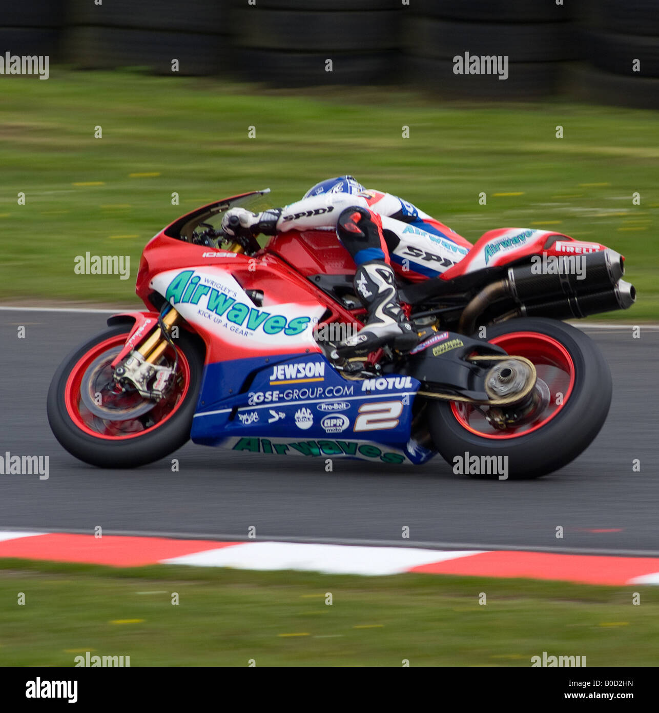 Ducati motorcycle cornering hi-res stock photography and images - Alamy
