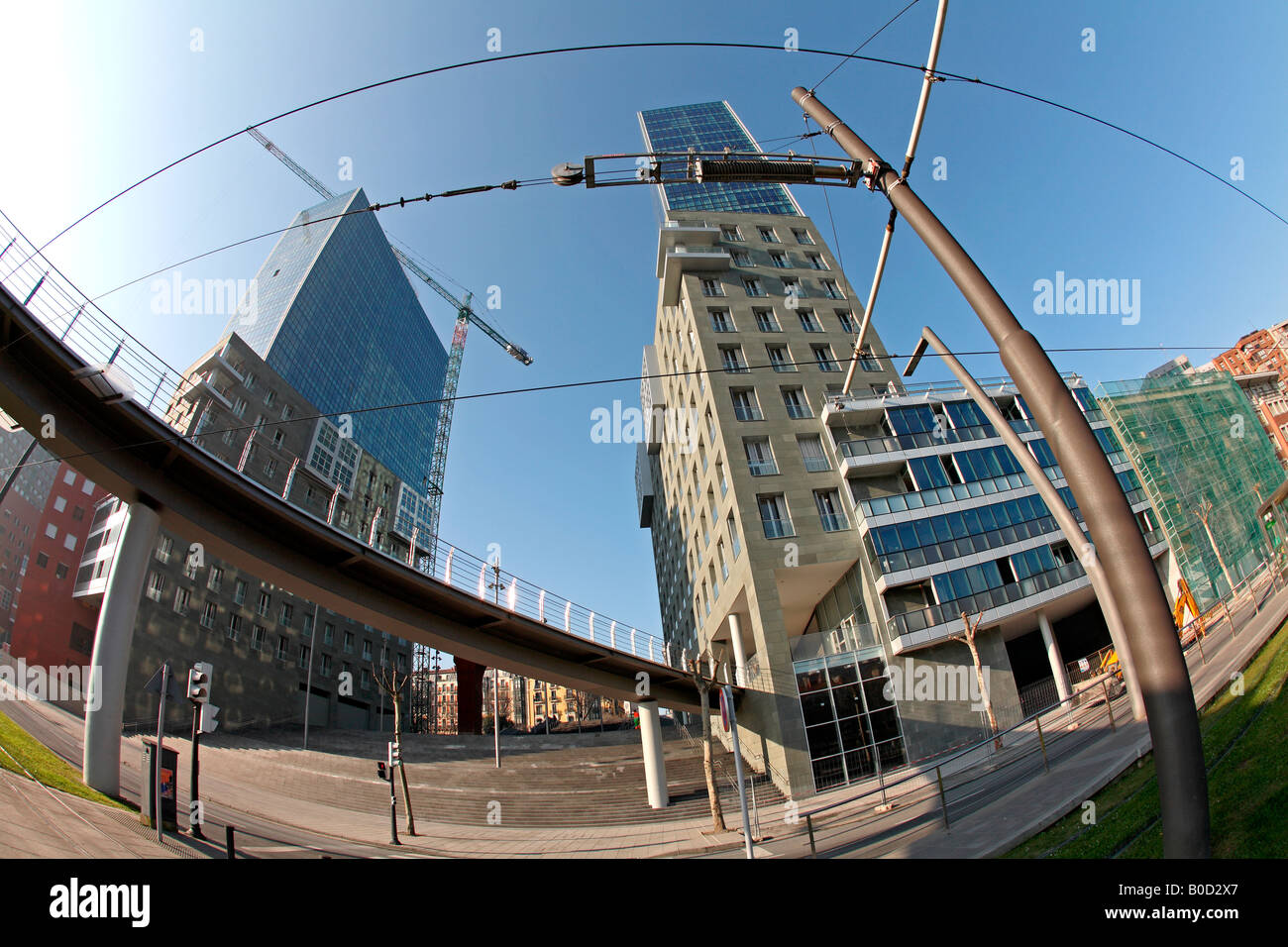 ISOZAKI TOWERS BILBAO BIZKAIA BASQUE COUNTRY SPAIN Stock Photo - Alamy