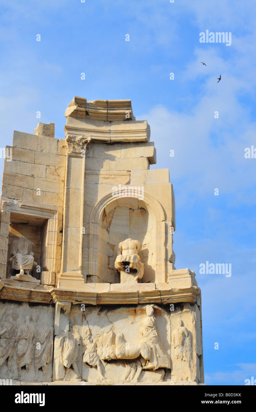Philipappou monument in Athens Stock Photo - Alamy