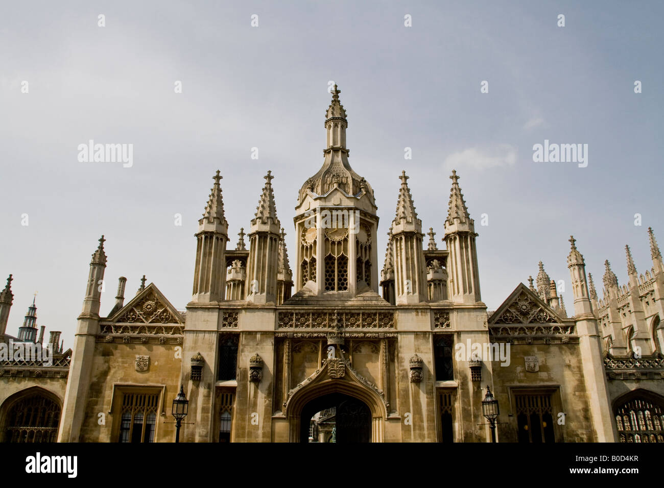 Main entrance to Kings College, Kings Parade, Cambridge Stock Photo - Alamy