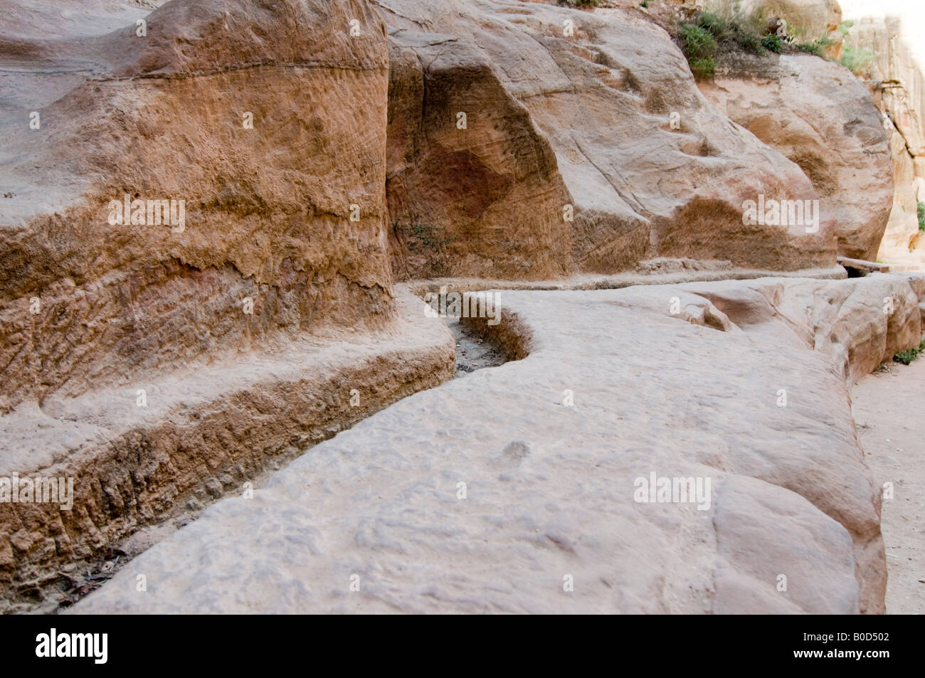 Middle East Jordan Petra UNESCO World Heritage Site The southern water ...