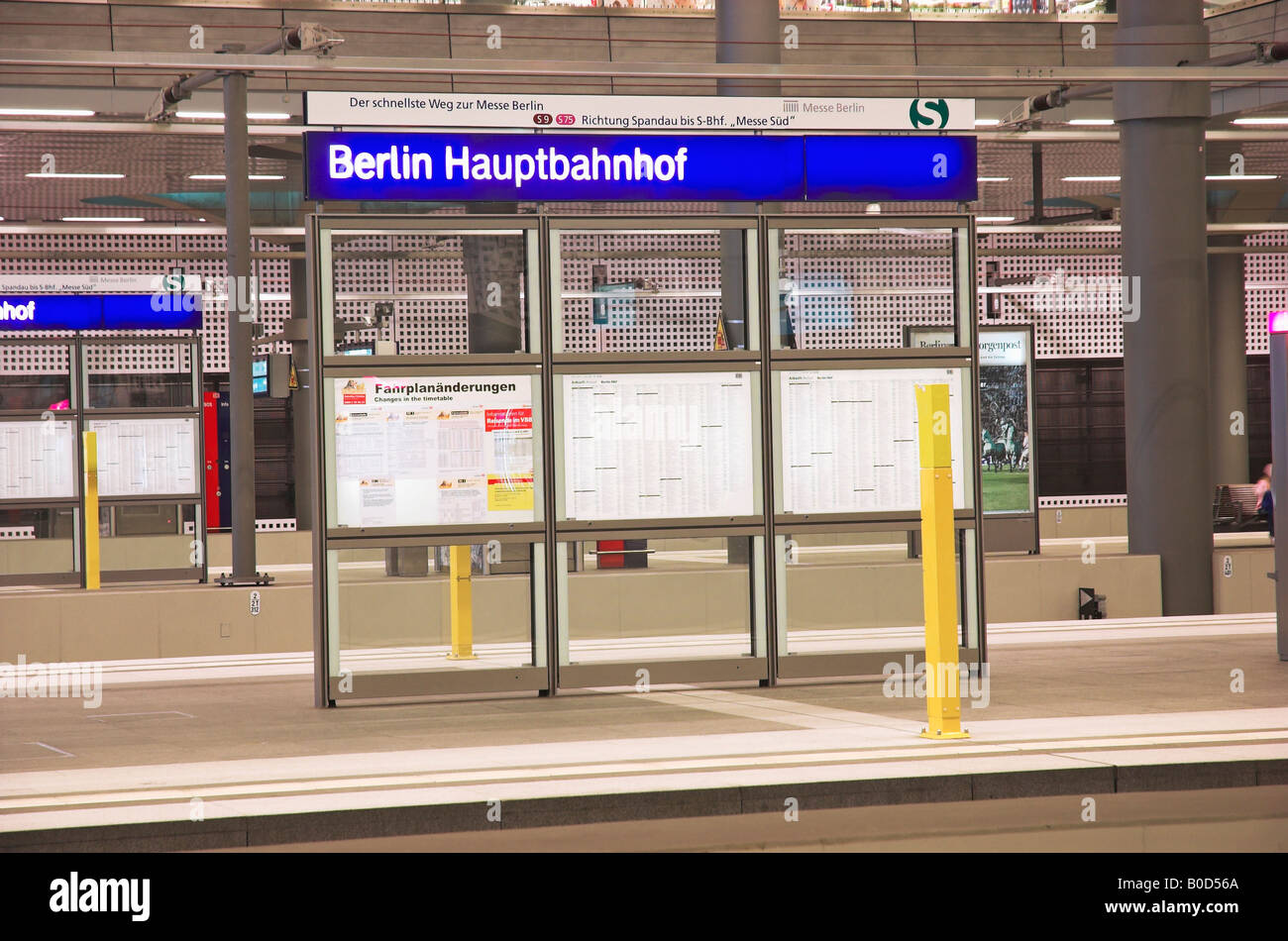 Interior view of Berlin Central Station Berlin Hauptbahnhof Berlin ...