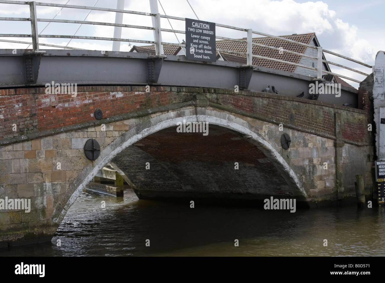Old Wroxham Bridge - Norfolk Broads Stock Photo - Alamy