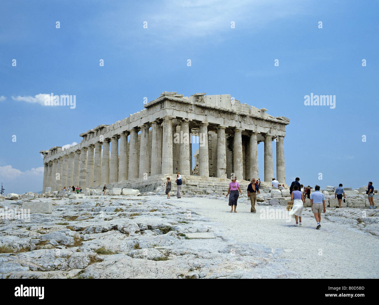 Parthenon temple Athens Greece Stock Photo - Alamy