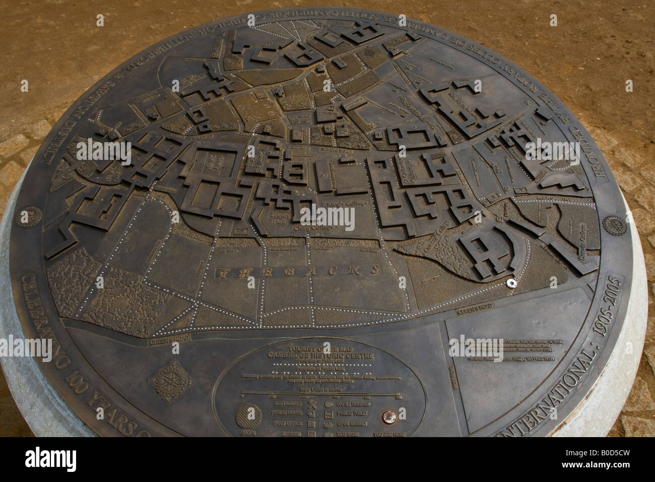 Tourist map cambridge city centre hi-res stock photography and images ...