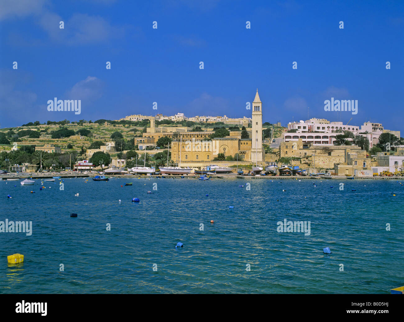 St Anne’s Church Marsascala Harbour Malta Stock Photo - Alamy