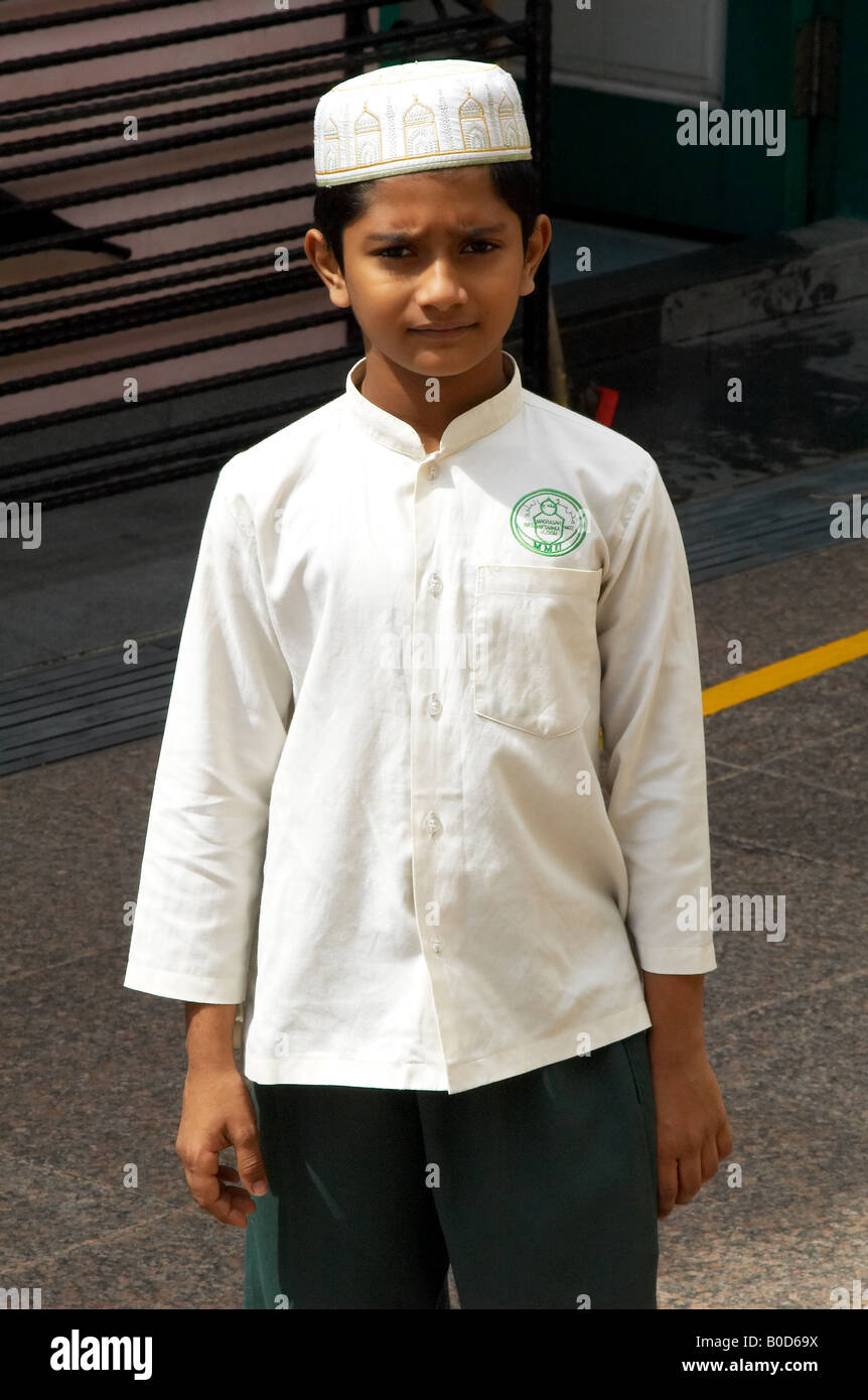 A student at the Islamic school in Abdul Gaffor Mosque. Singapore Stock ...