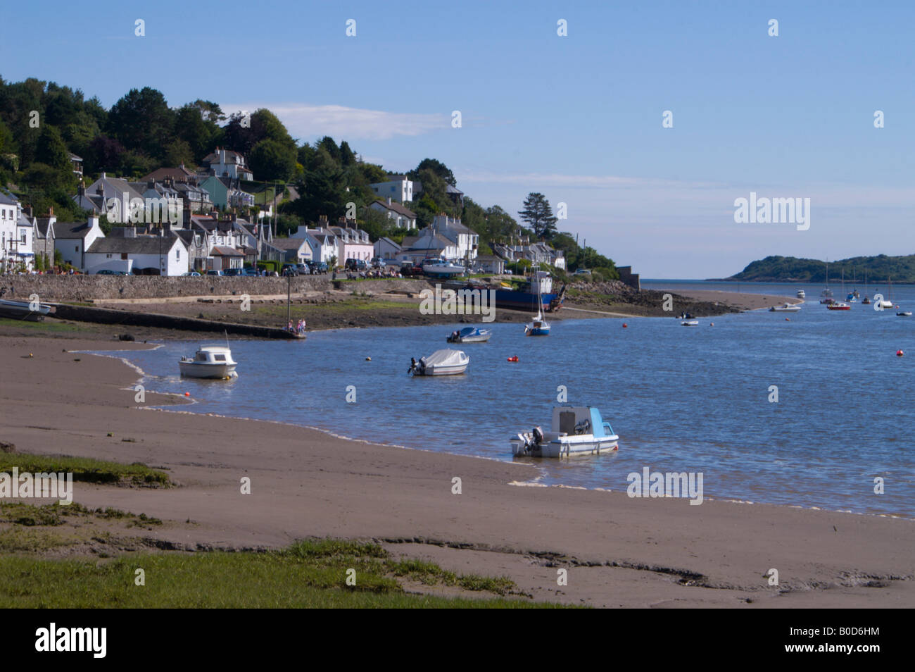 From the marina at Kippford, Kirkcudbrightshire, Galloway, South West ...