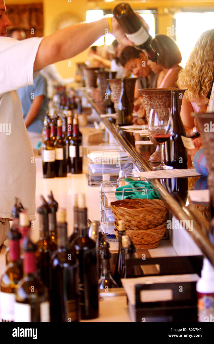 Napa Valley wine tasting Stock Photo - Alamy