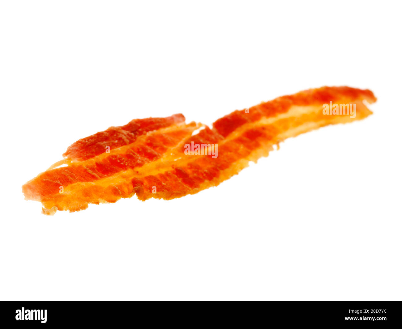 Streaky bacon cooked Cut Out Stock Images & Pictures - Alamy