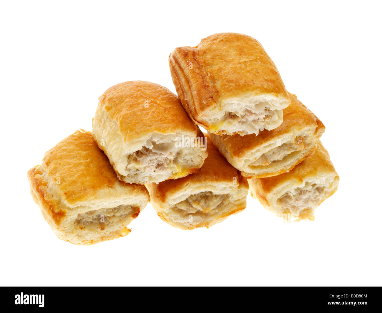 Sausage roll rolls pastry pastries snack snacks food hi-res stock ...