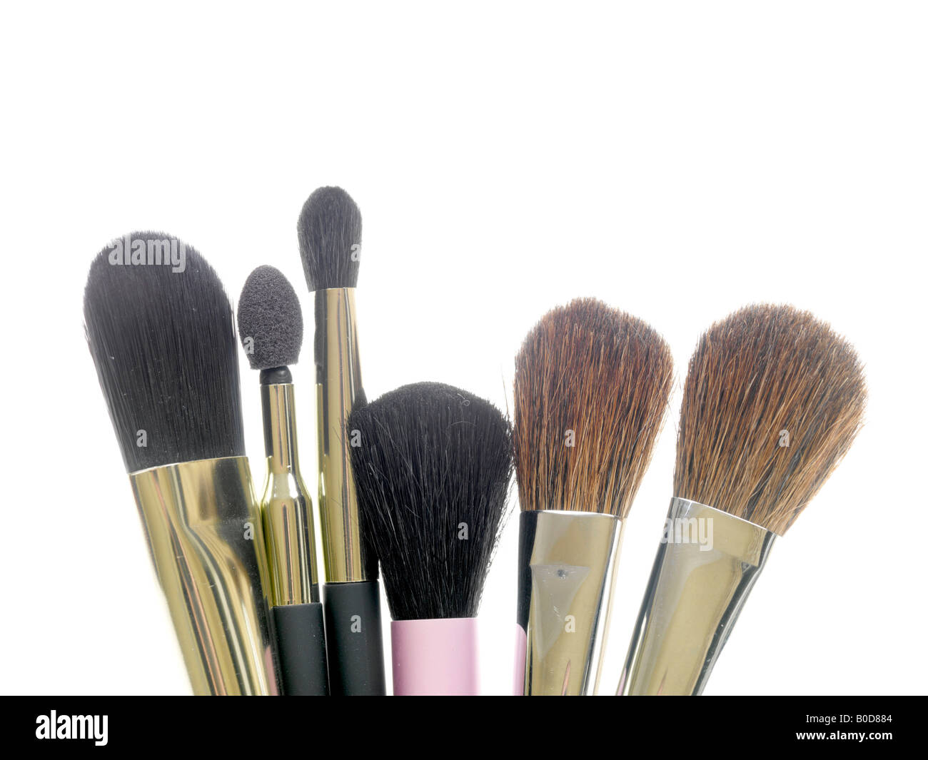 Assorted Makeup Brushes Stock Photo - Alamy