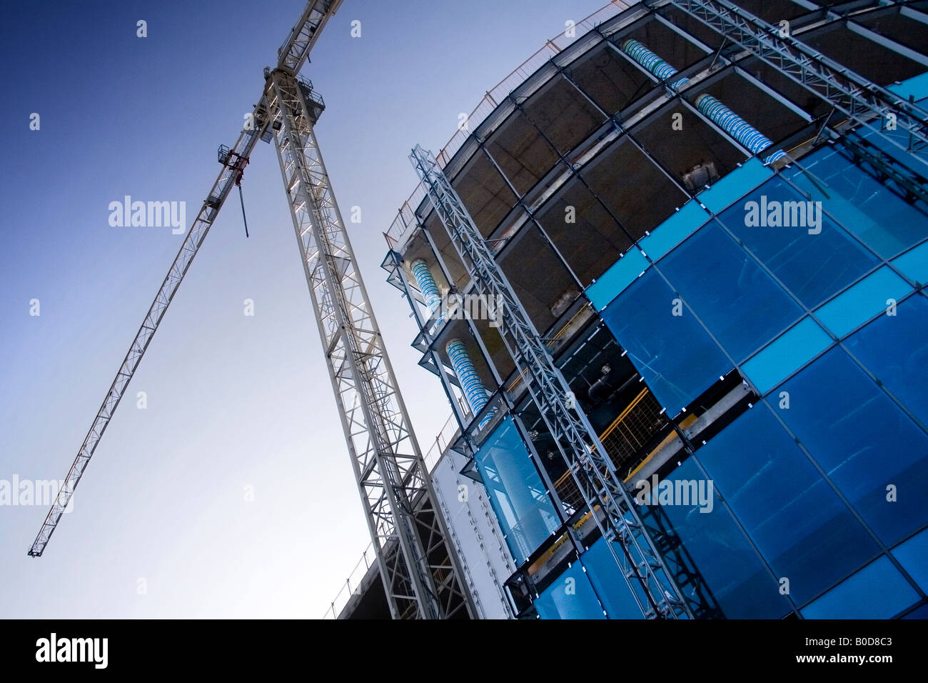 Modern City Construction Site, Southampton UK Stock Photo - Alamy