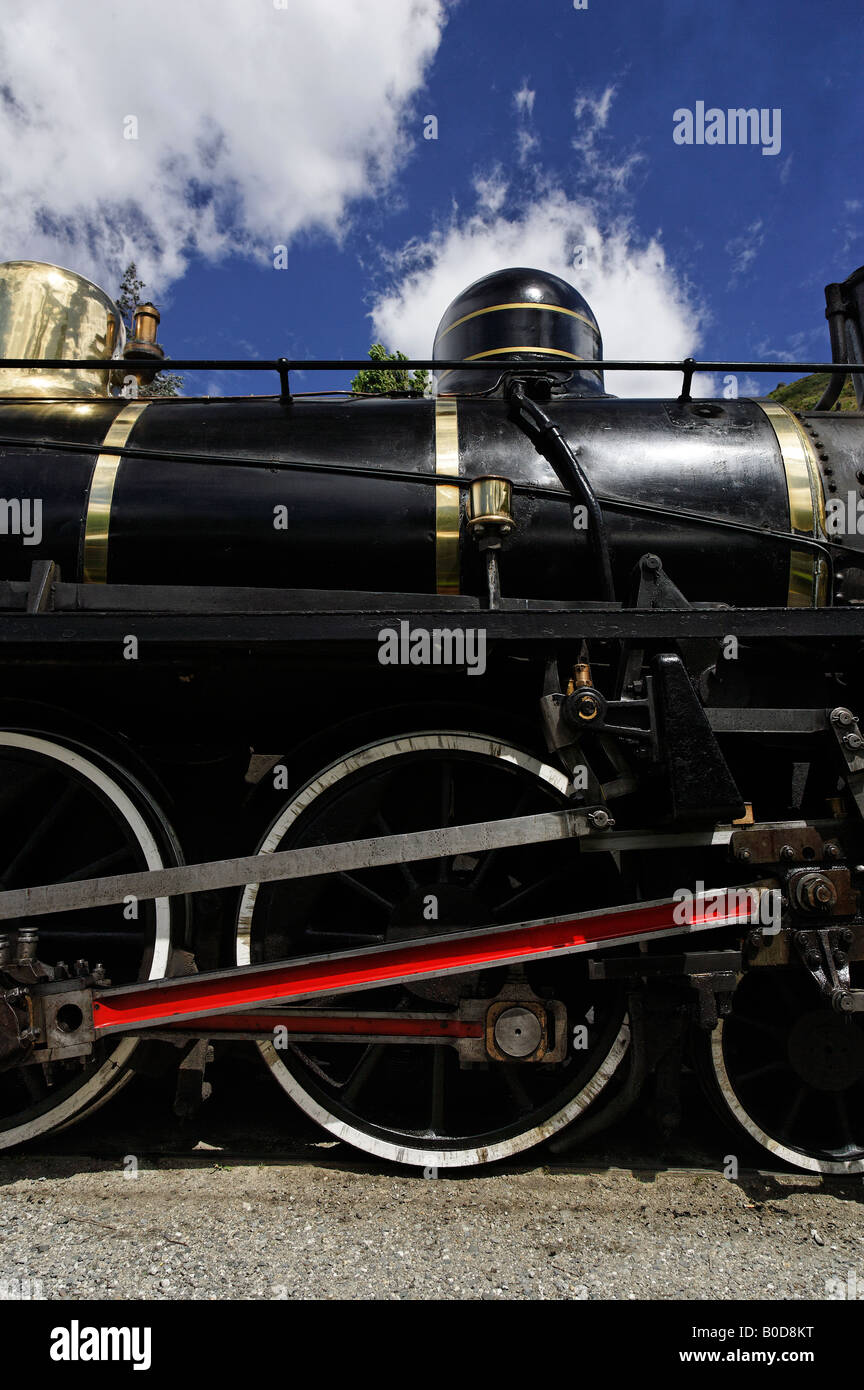 The Kingston flyer steam train, Queenstown, New Zealand Stock Photo - Alamy