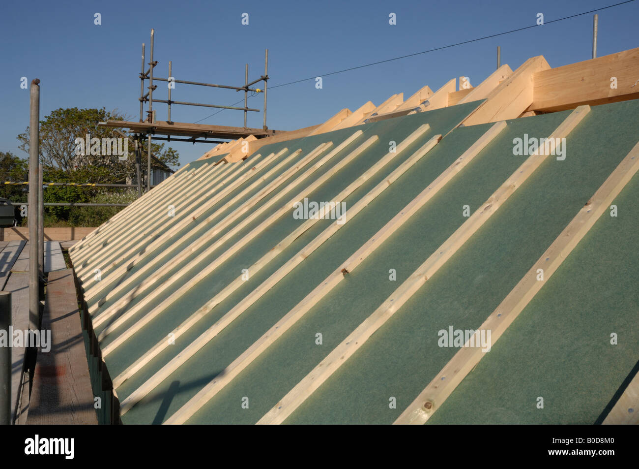 Uk construction roof timber hi-res stock photography and images - Alamy