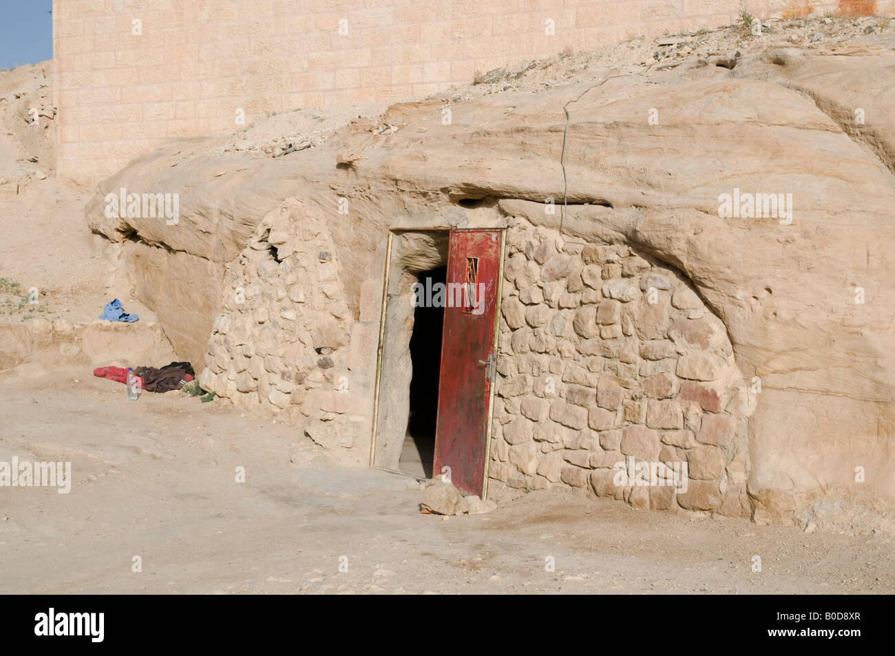 Middle East Jordan Petra UNESCO World Heritage Site the entrance door ...