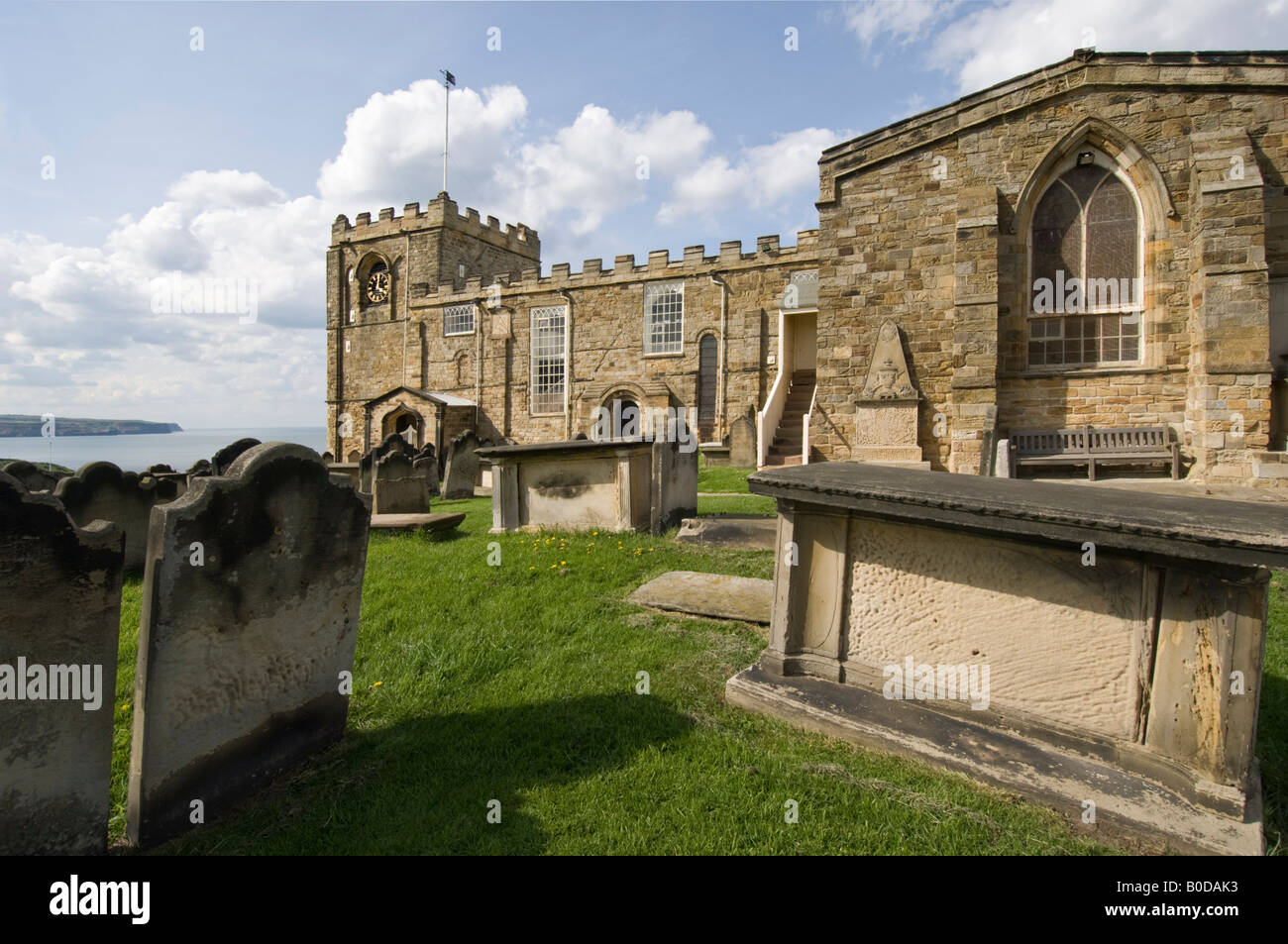 St Mary's church Whitby North Yorkshire UK Stock Photo - Alamy