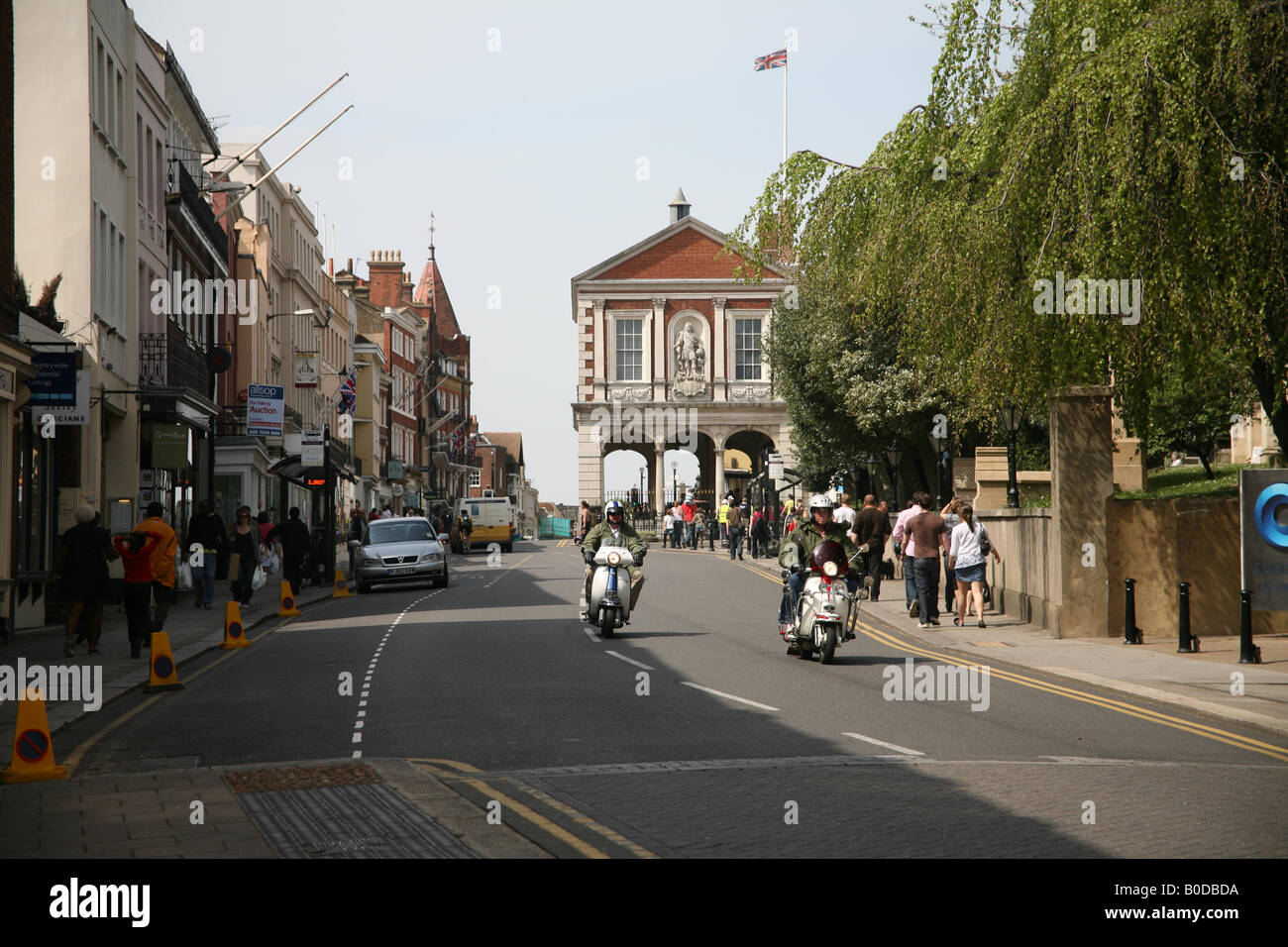 The 17th century Guildhall and registrar’s office Windsor Stock Photo ...