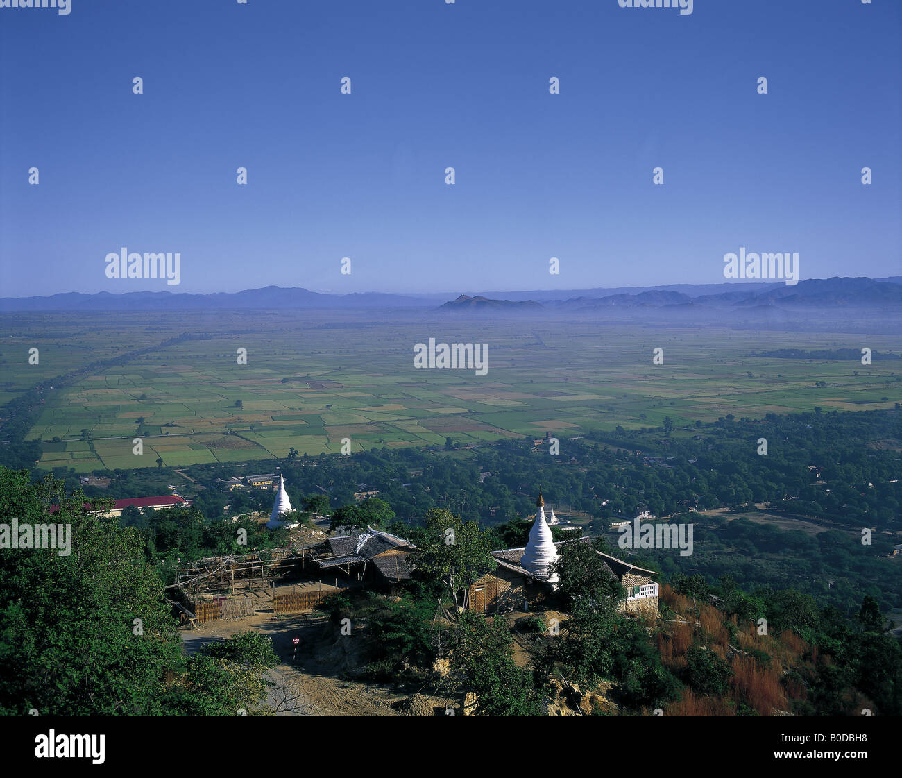 Mandalay hill aerial view hi-res stock photography and images - Alamy