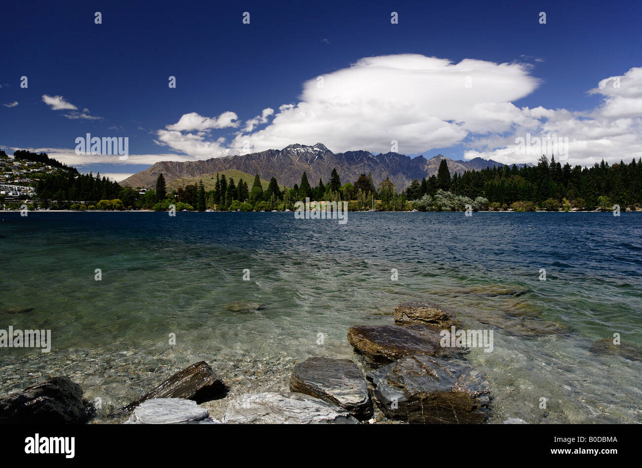 A view of the Remarkables, Queenstown, New Zealand Stock Photo - Alamy