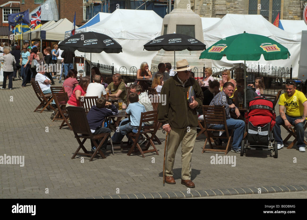 Town Centre Visitors in Newport town centre Isle of Wight southern ...