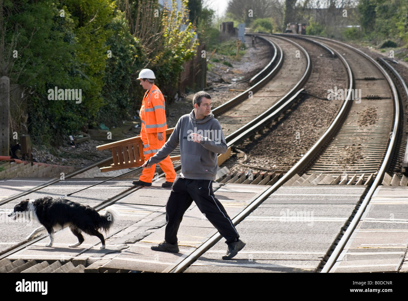 Two level crossing hi-res stock photography and images - Alamy
