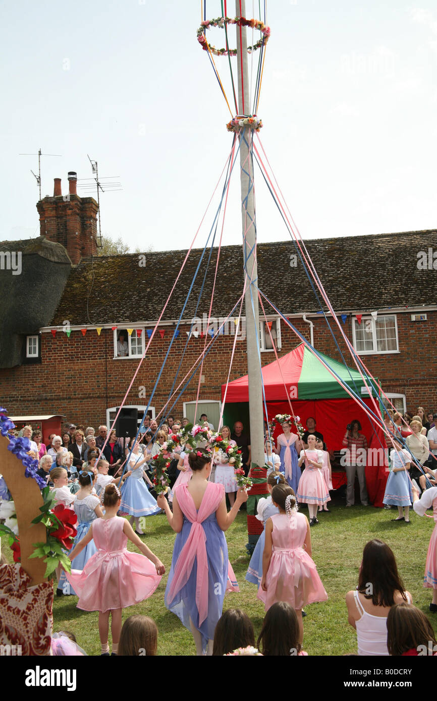 Dance around maypole traditional costume hi-res stock photography and ...