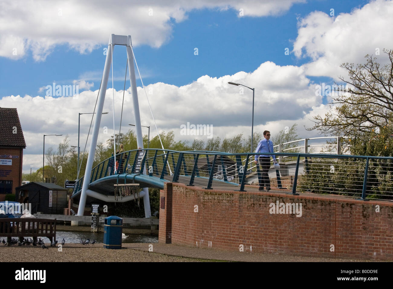 New Wroxham Bridge - Norfolk Broads Stock Photo - Alamy