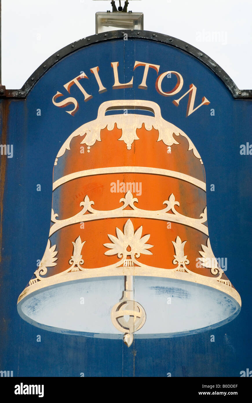 Country pub sign Stilton Village public house UK The Bell ...