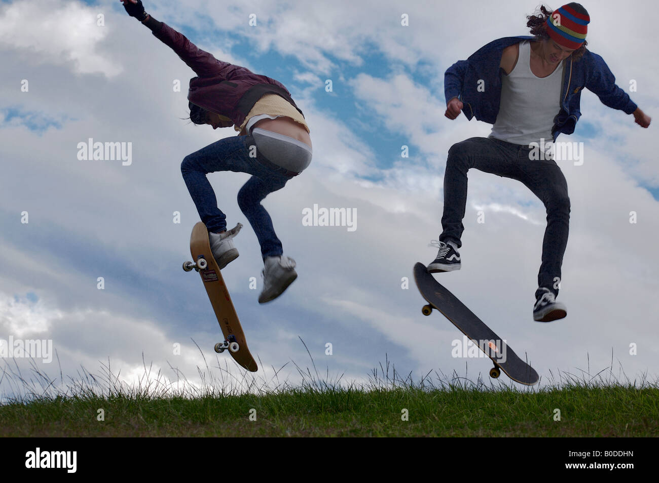 two guys having fun Stock Photo - Alamy
