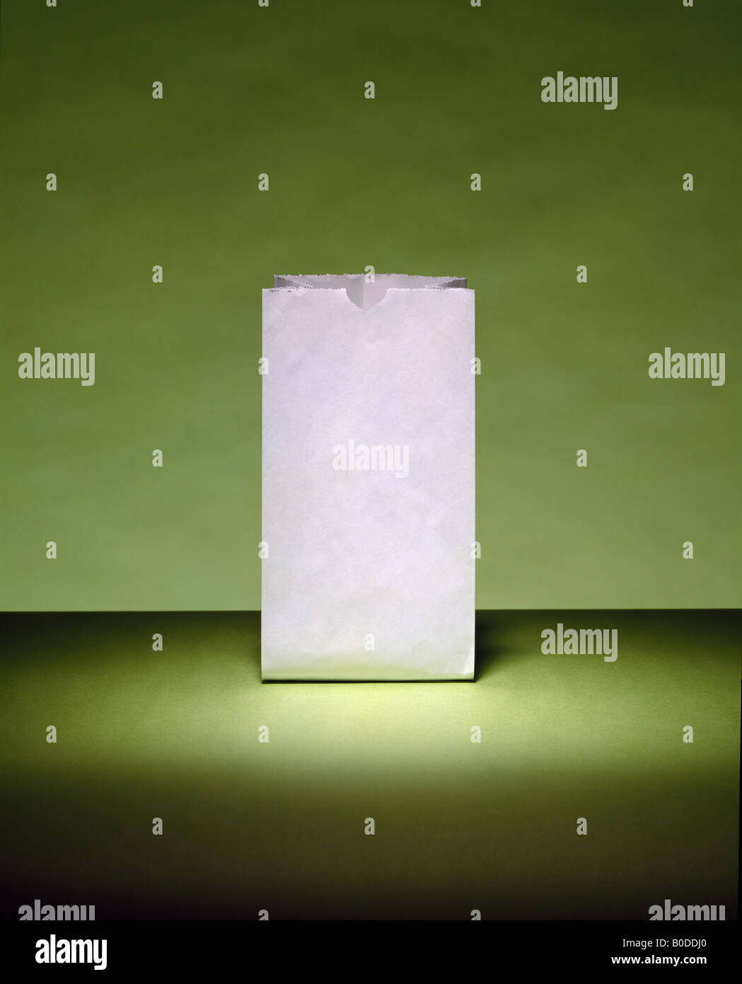 colour color picture of a non branded sick barf or vomit bag spotlit on ...