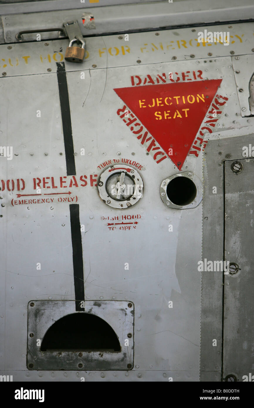 Warning stencil on jet aircraft hi-res stock photography and images - Alamy