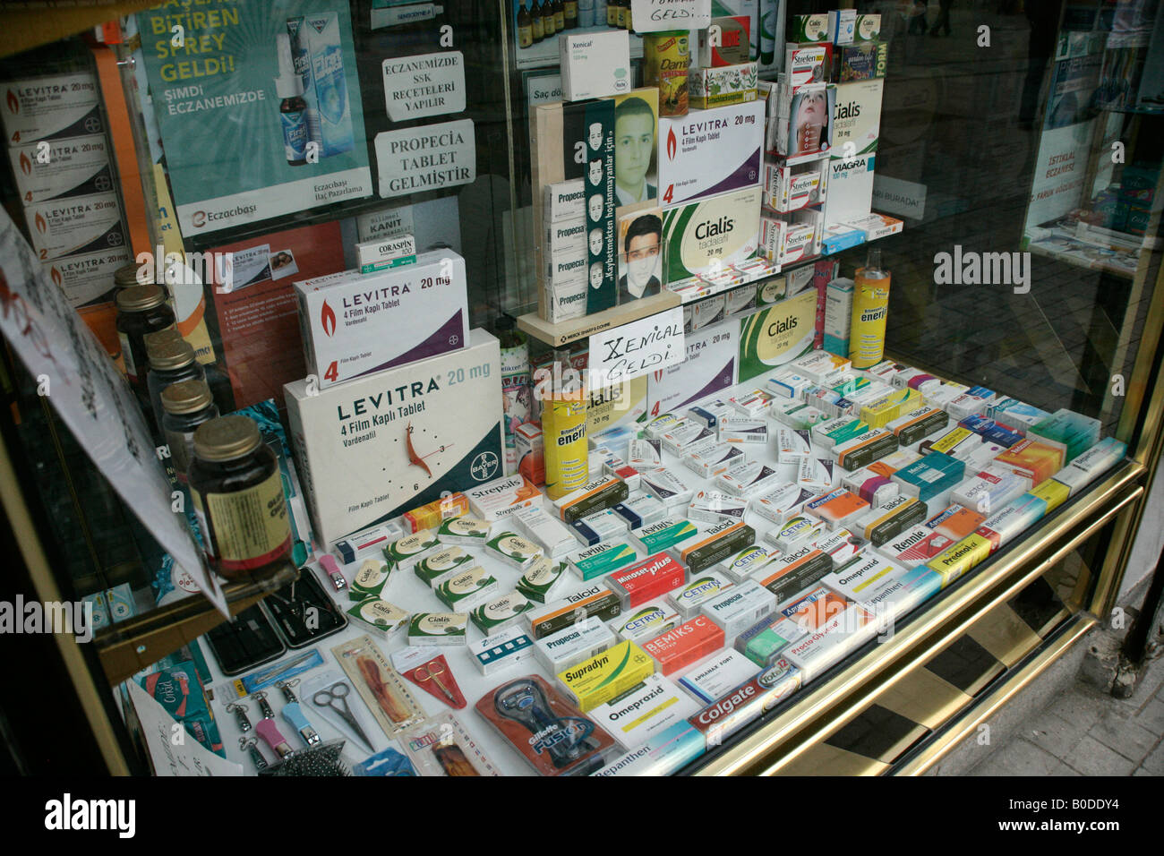 Pharmacy window display hi-res stock photography and images - Alamy