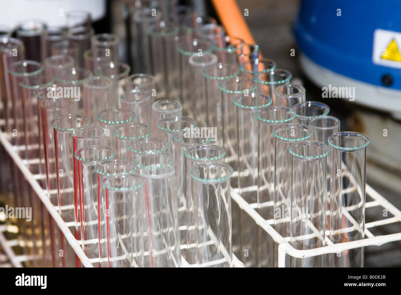 Test tubes in a chemistry laboratory Stock Photo - Alamy