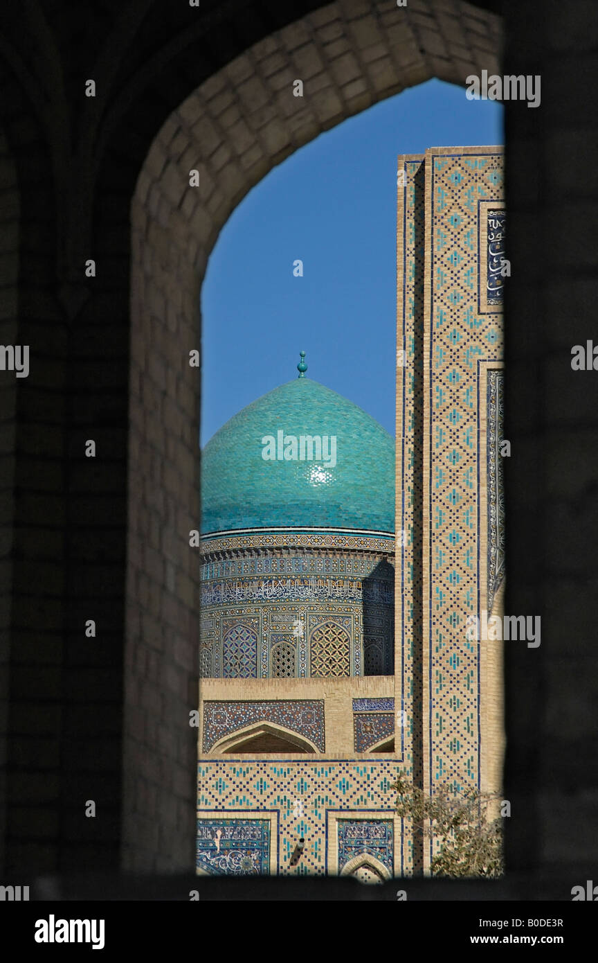 A dome of the 16th century Miri Arab Madrasa viewed from inside the ...