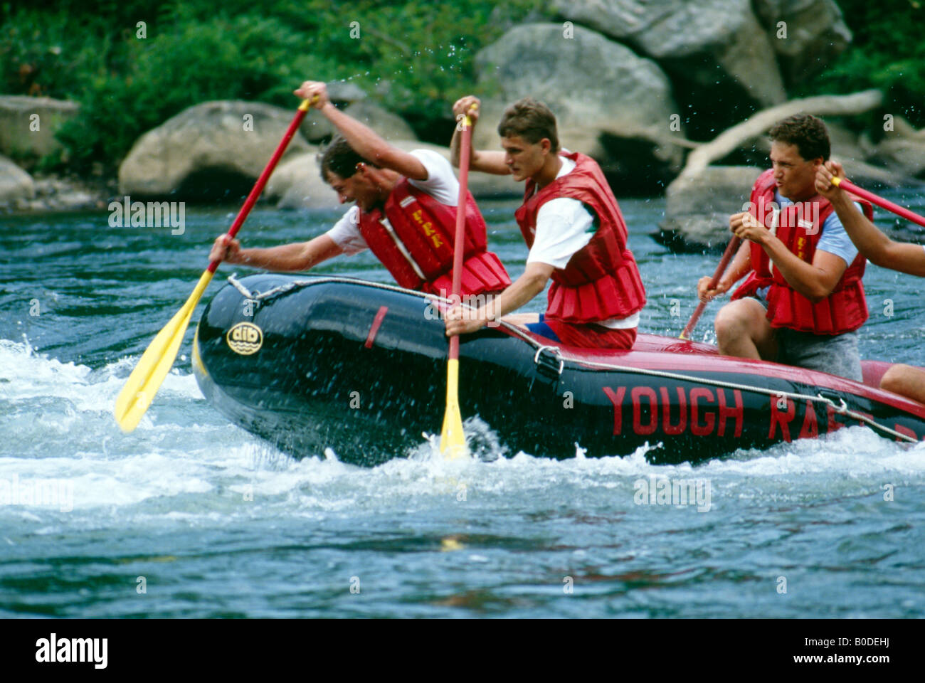 Rafters on the Youghiogheny River, Ohiopyle State Park Stock Photo - Alamy