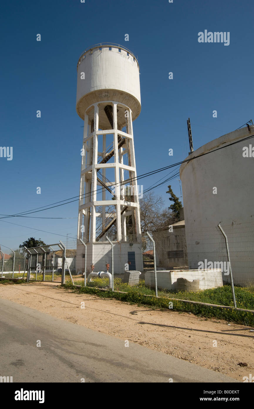 Israel Pardes Hanna Karkur founded 1929 the old water tower Stock Photo ...