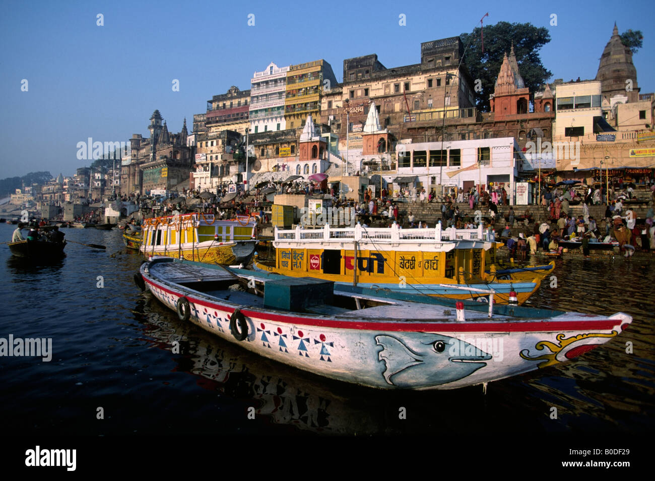 Varanasi from ganges river hi-res stock photography and images - Alamy