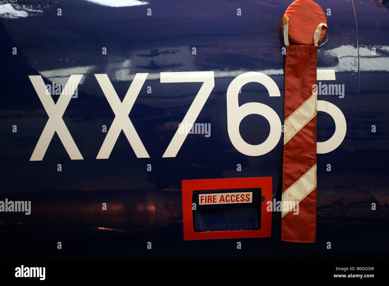 SERIAL NUMBER RAF JAGUAR EXPERIMENTAL JET AIRCRAFT Stock Photo - Alamy