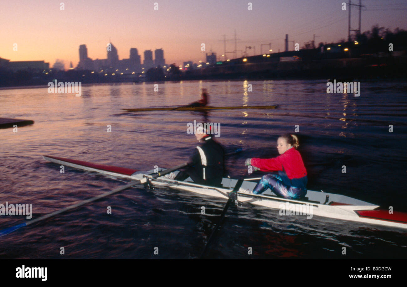 Sculling on the schuylkill hi-res stock photography and images - Alamy