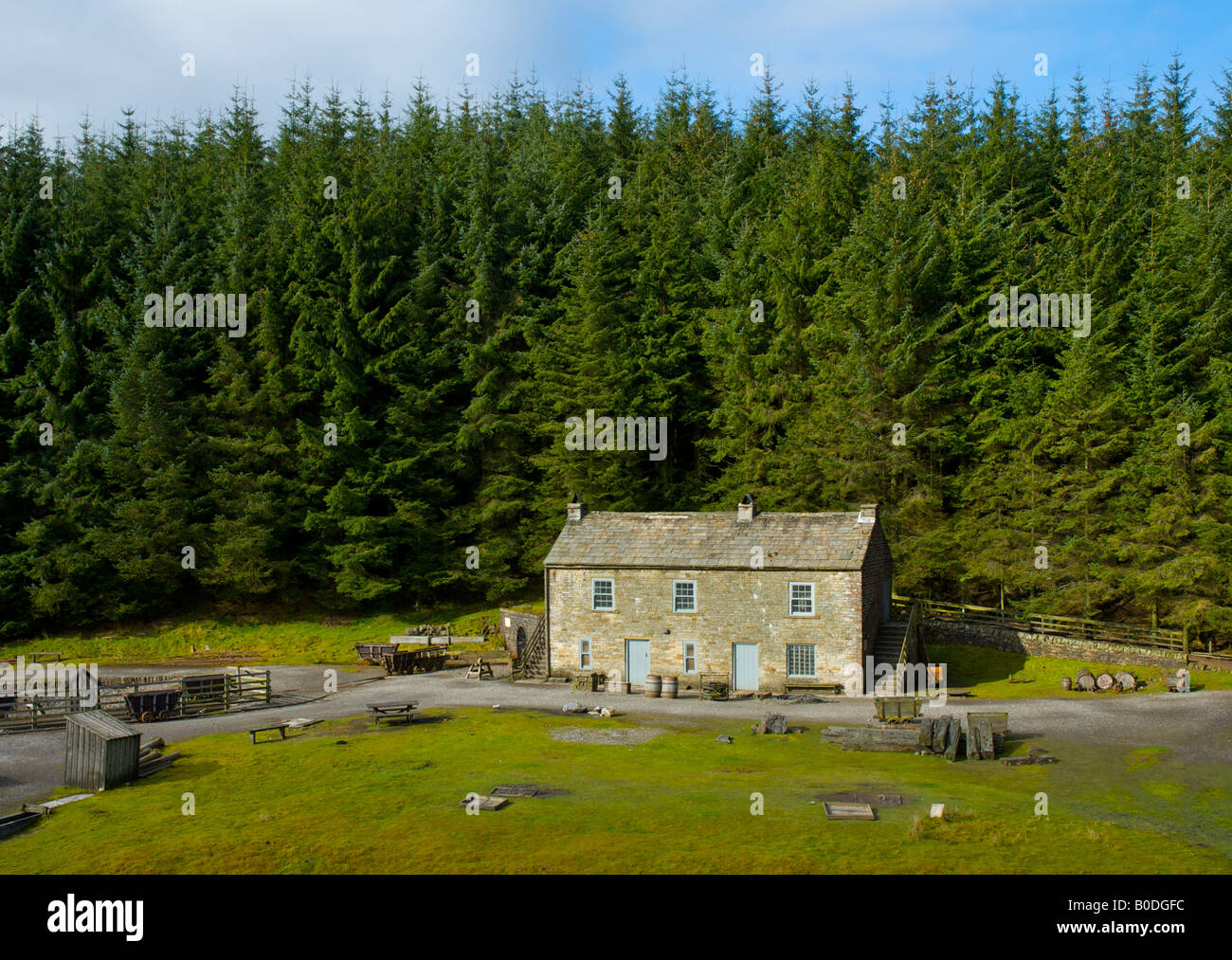 Lodging house at Killhope Lead Mining Museum, Cowshill, Upper Weardale ...