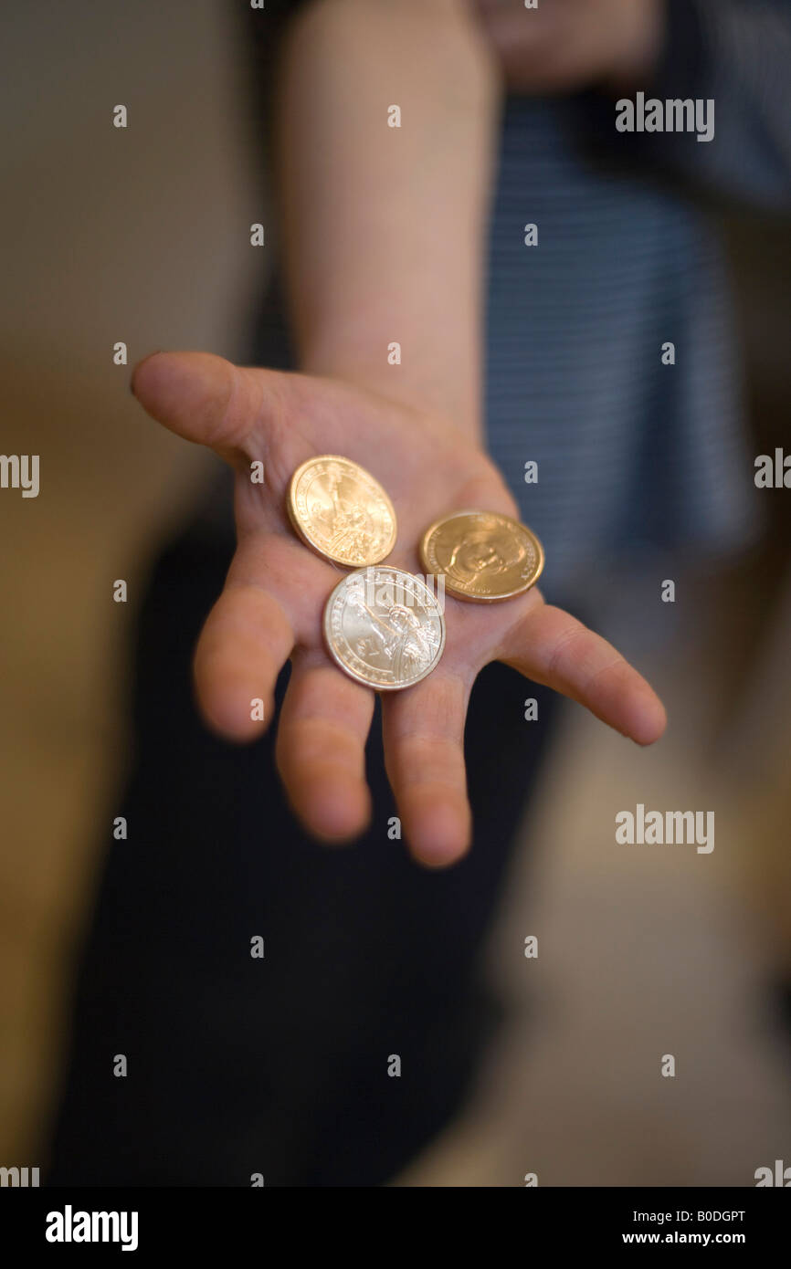 Child chore money hi-res stock photography and images - Alamy