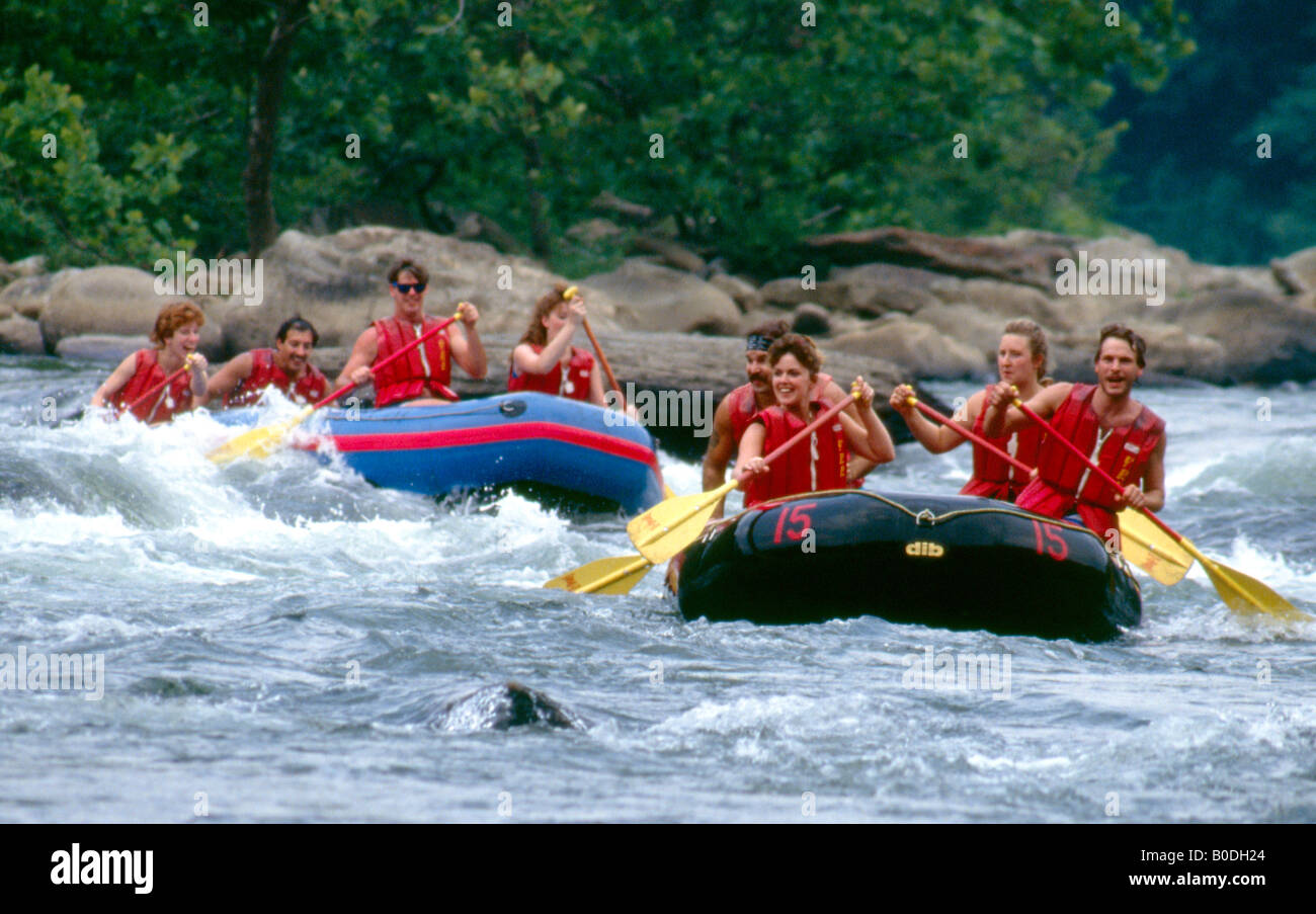 Rafters on the Youghiogheny River, Ohiopyle State Park Stock Photo - Alamy