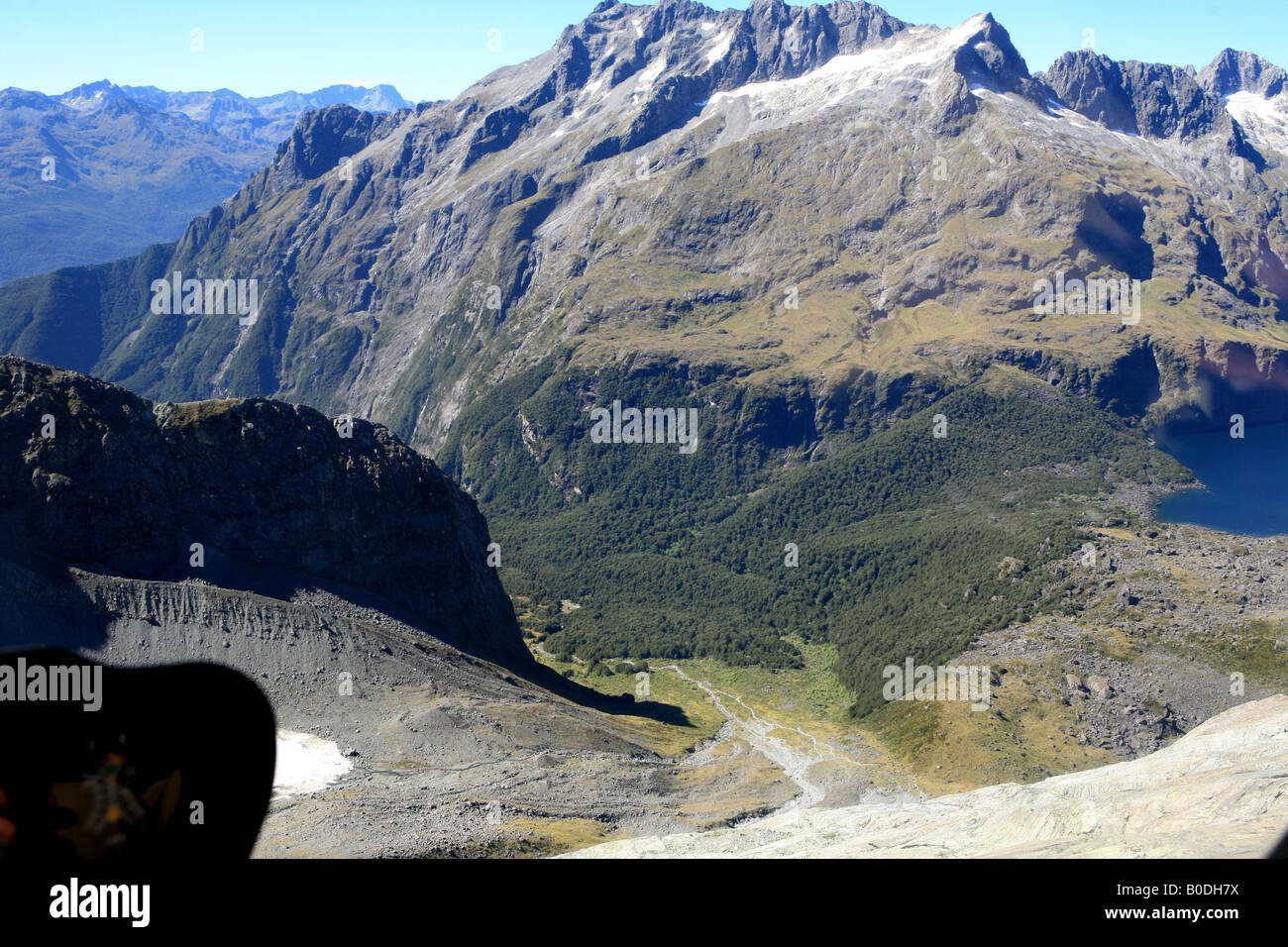 Lake Adelaide Mount Aspiring National park Southland South Island New ...