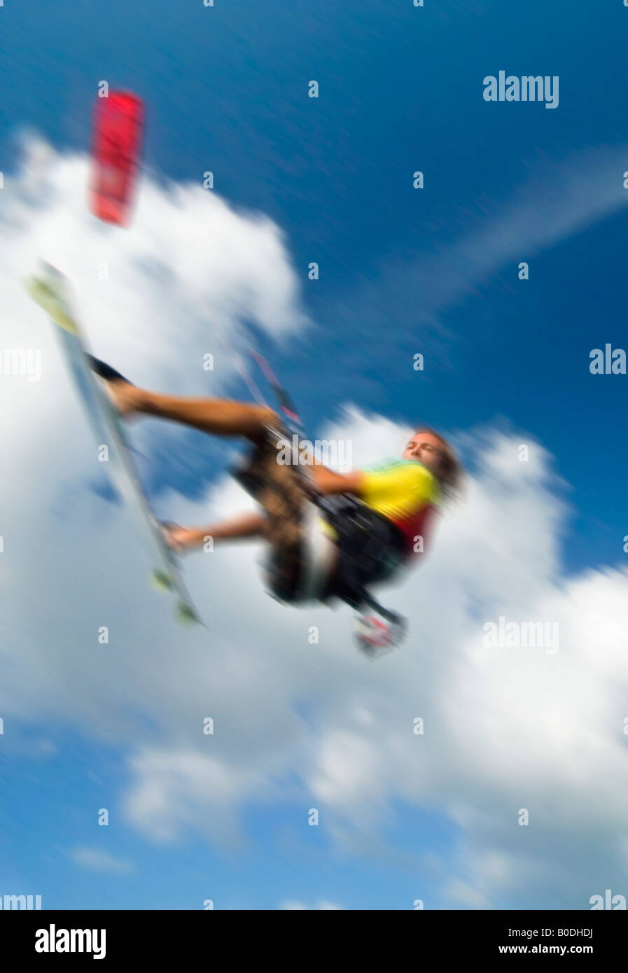 Airborne wind surfer wave jumping hi-res stock photography and images ...