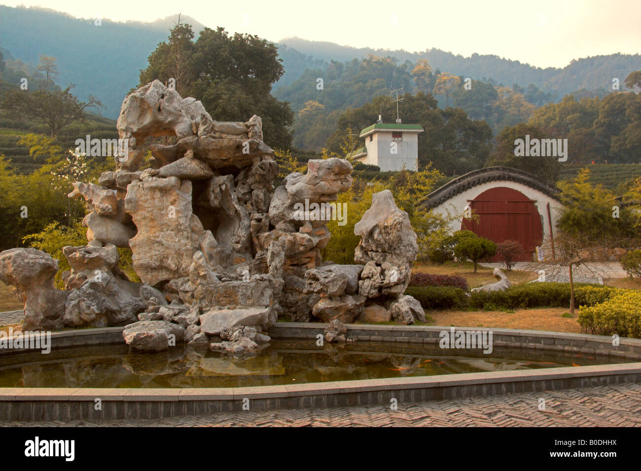 Stone Garden China Stock Photo - Alamy