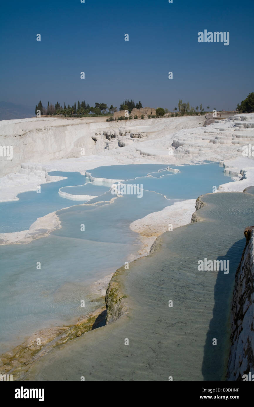 Hot Spring, Calcium Terraces, Pamukkale Stock Photo - Alamy