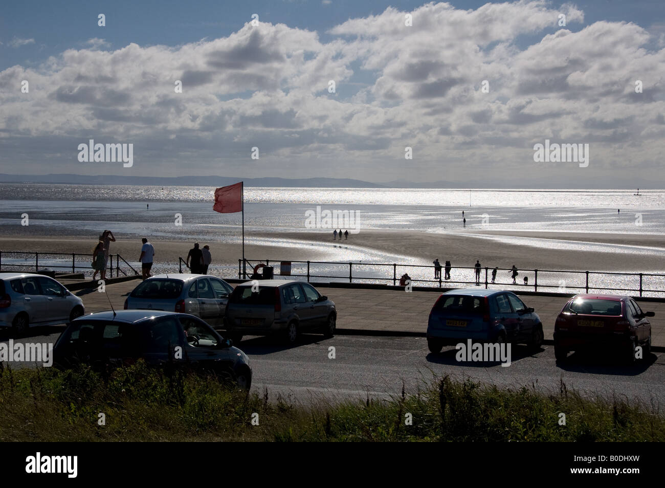 Promenade at Crosby Beach, Merseyside, England, UK Stock Photo - Alamy