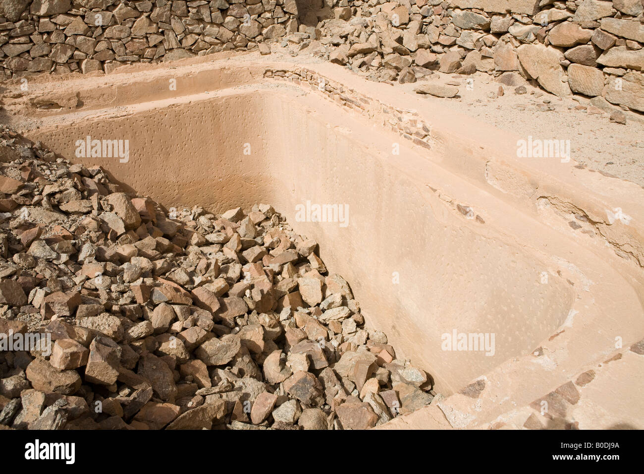 Cistern or water tank within the Roman town and fort at Mons Claudianus ...