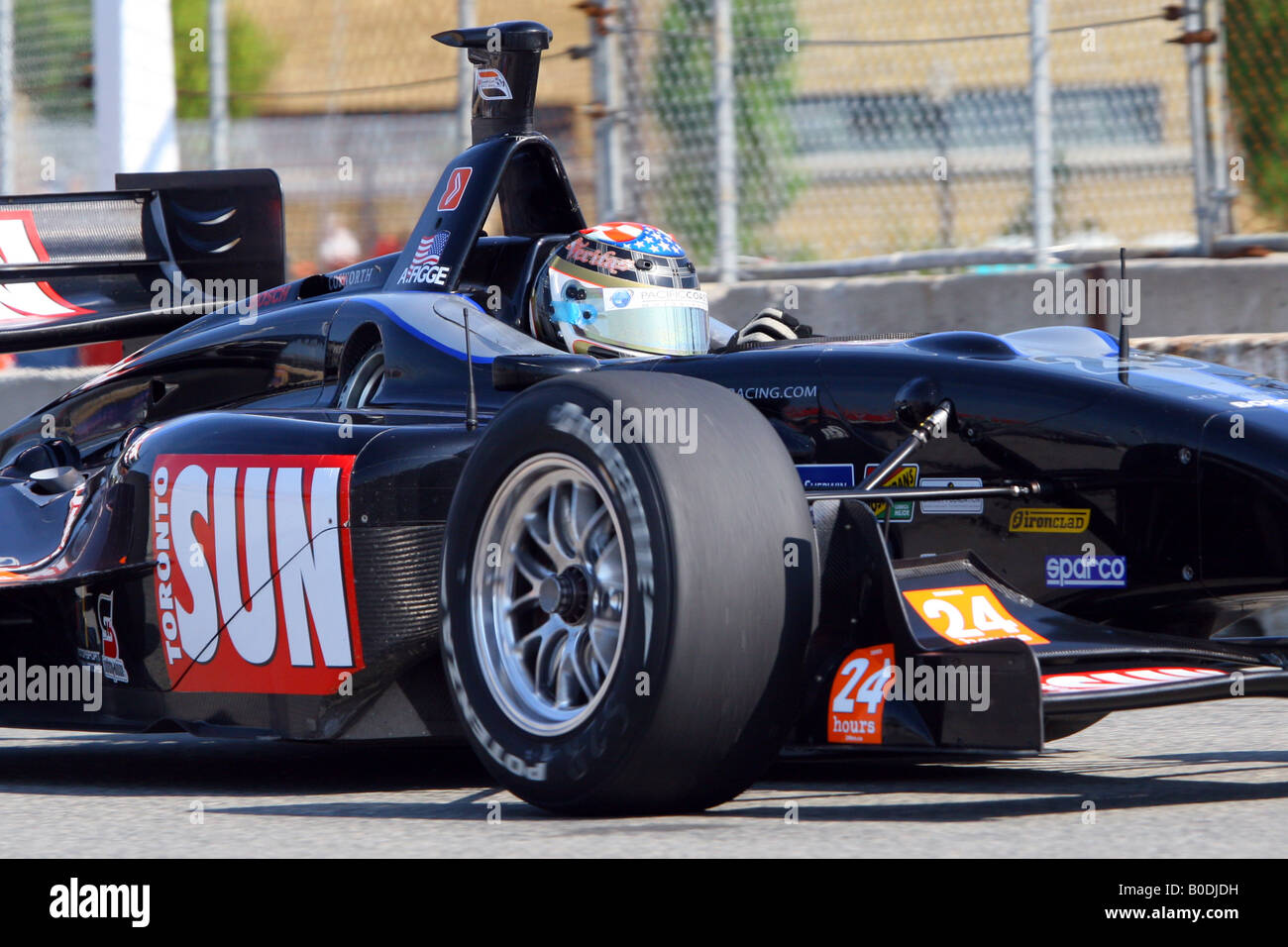 Race car driver at the Toronto Grand Prix, Molson Indy in Toronto ...